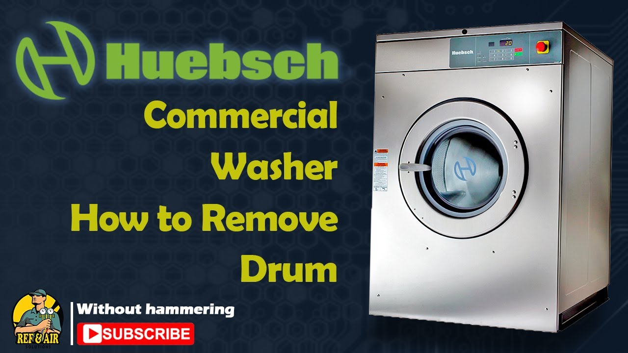 Changing Drum Bearings on a Huebsch Commercial Washer - part 01 - YouTube