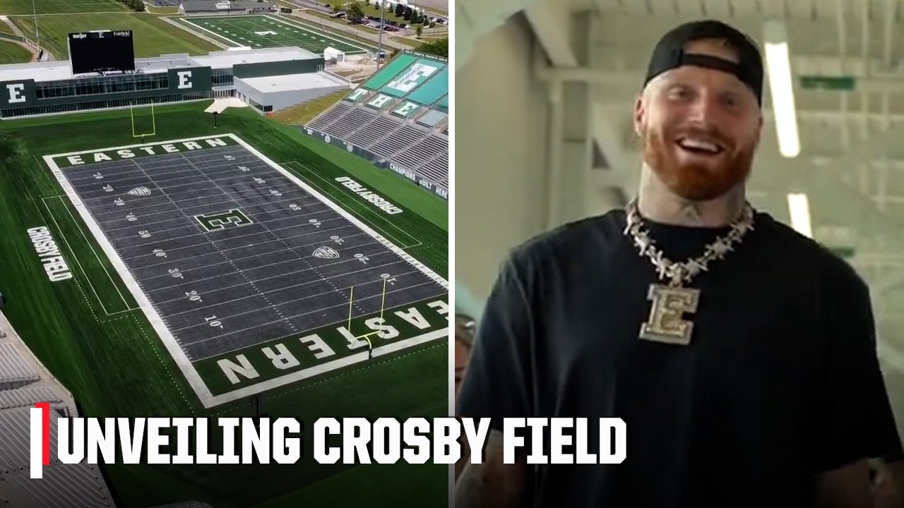 Eastern Michigan unveil 'Crosby Field', named after NFL star Maxx ...