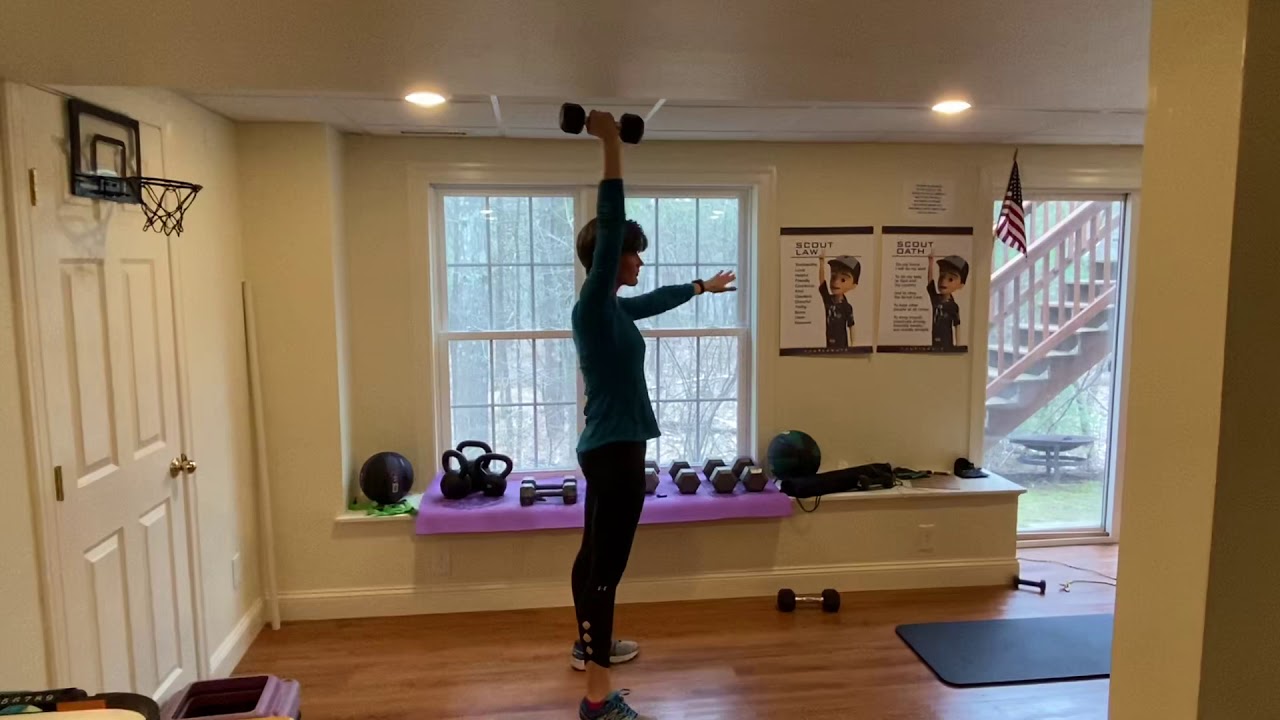 Single Arm Dumbbell Thrusters - YouTube