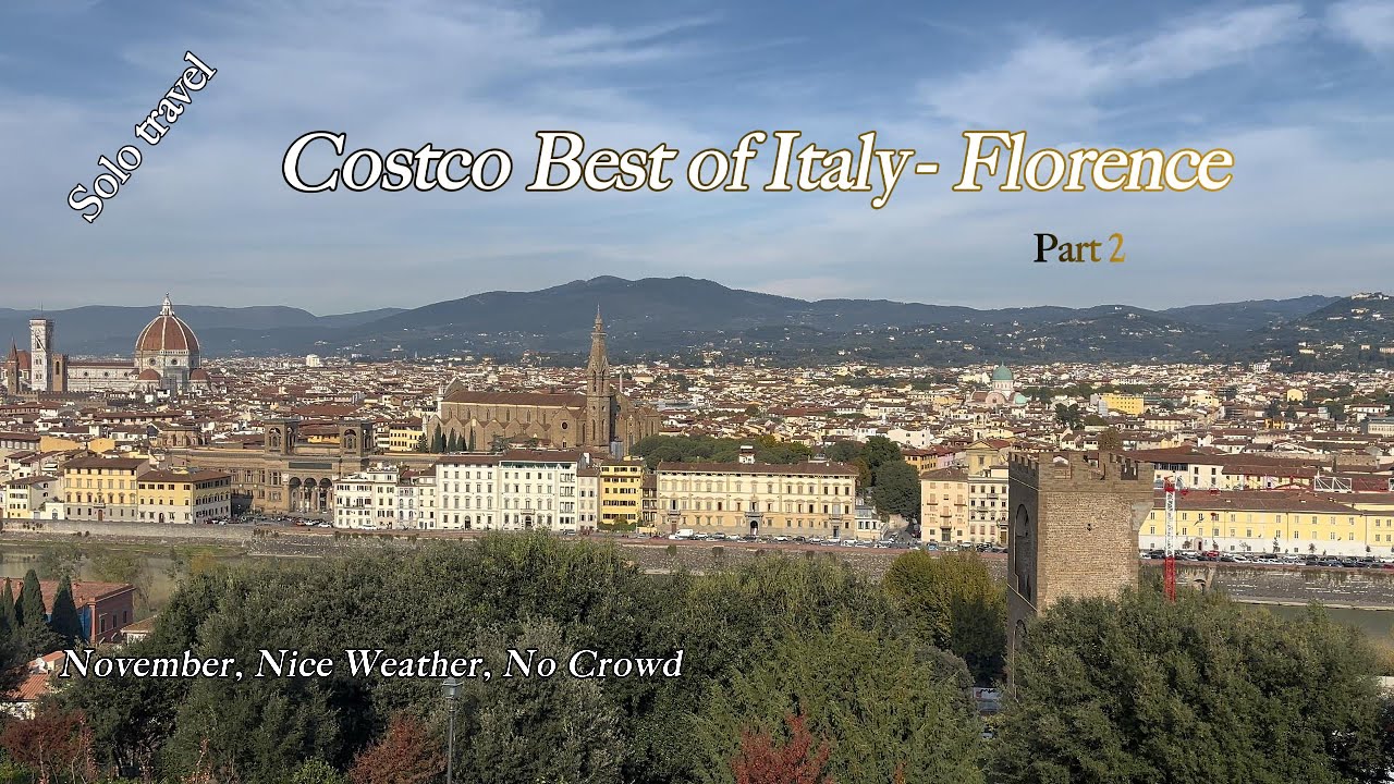 Italy Florence. What Florence is like in November? From Rome to ...