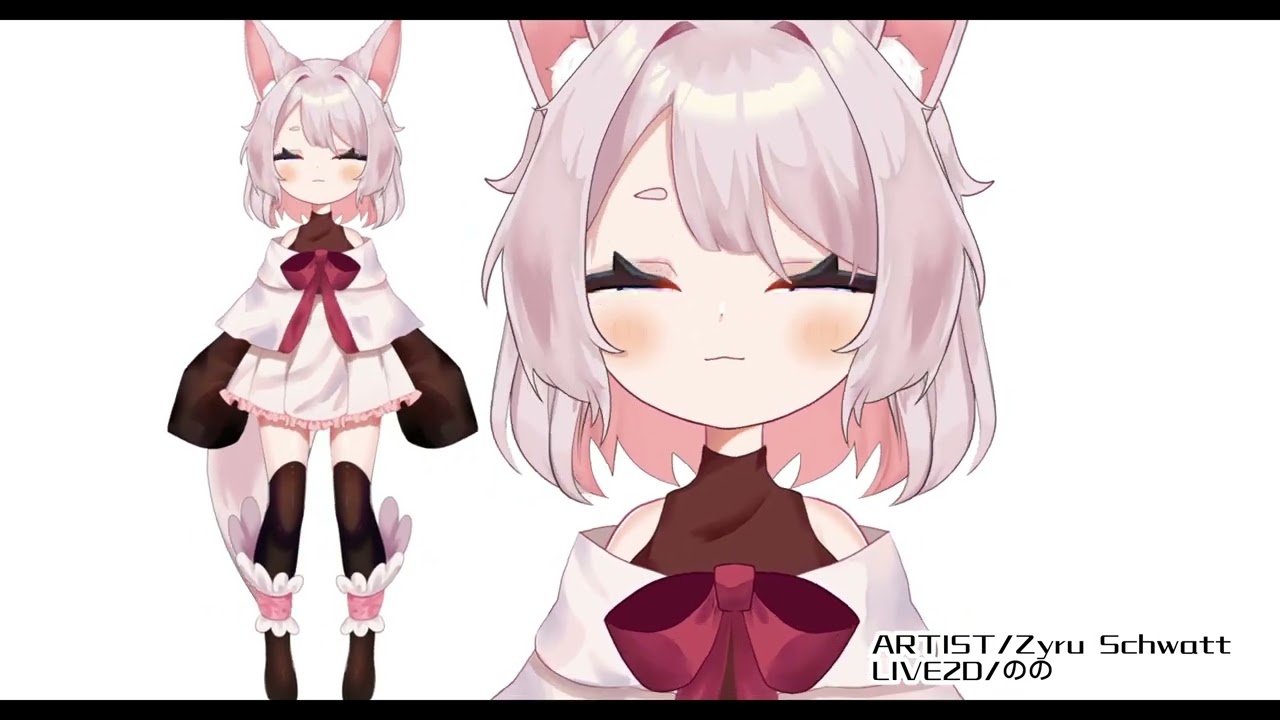 【Showcase】(Fox GIrl) Vtuber/Live2D Model - YouTube