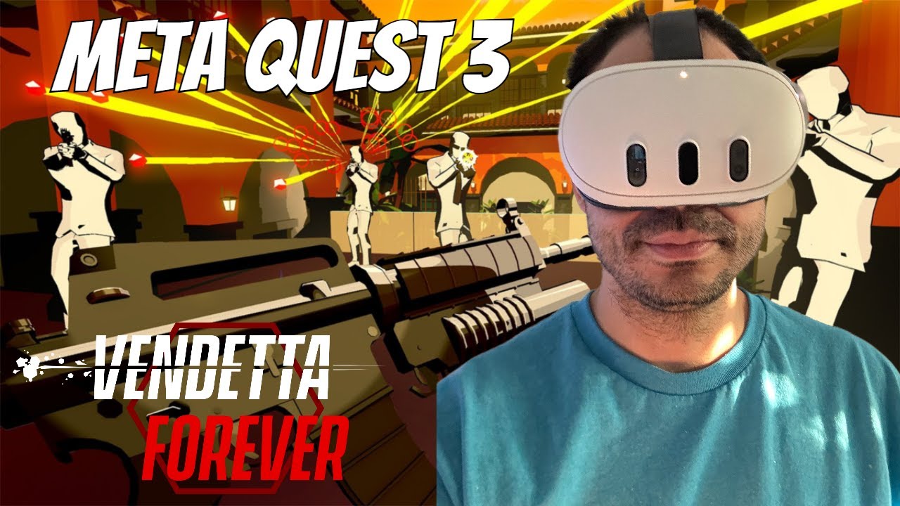 Meta Quest 2 / 3 / 3s Vendetta Forever Bhaptics Tacsuit Pro Gameplay ...
