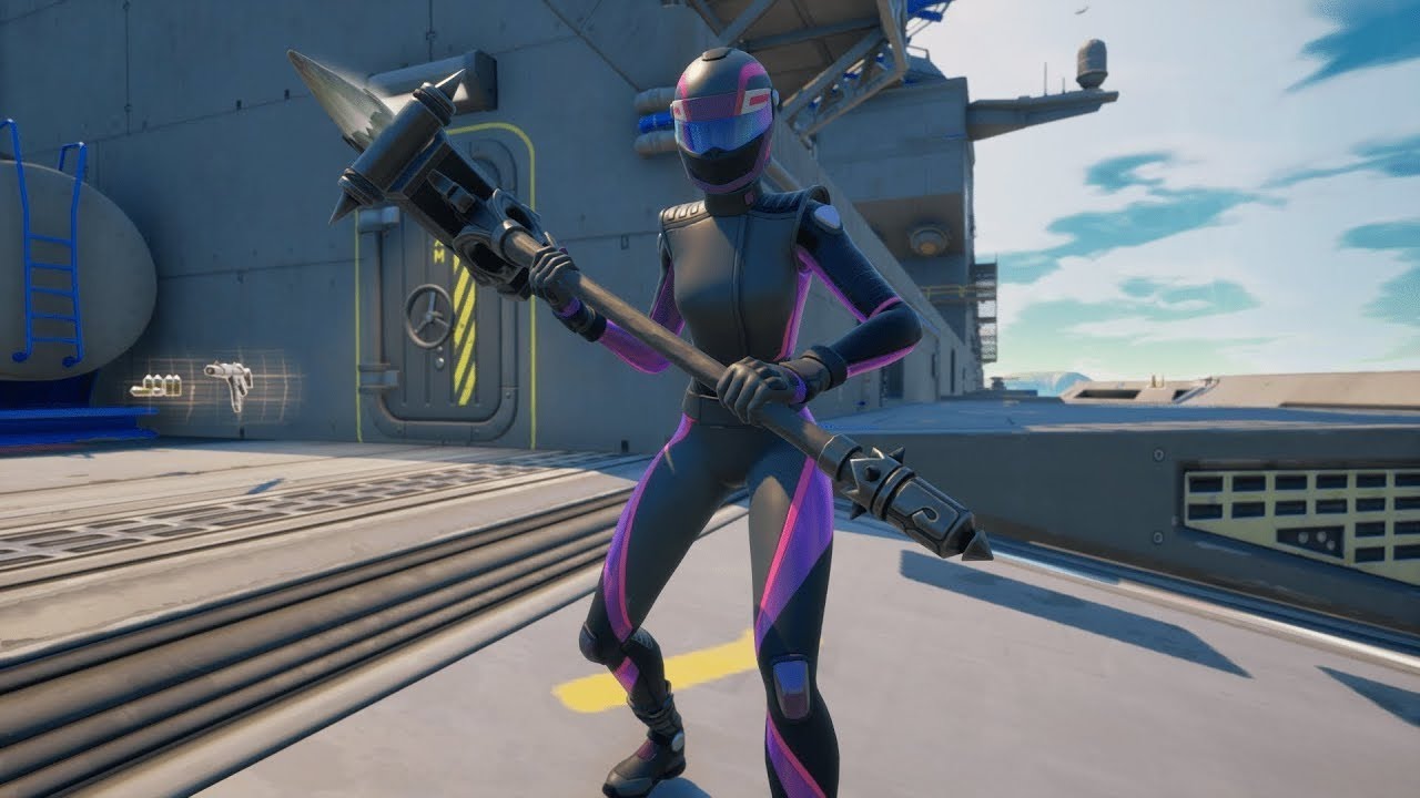 New Pitstop Skin Gameplay Fortnite Season 4 Youtube