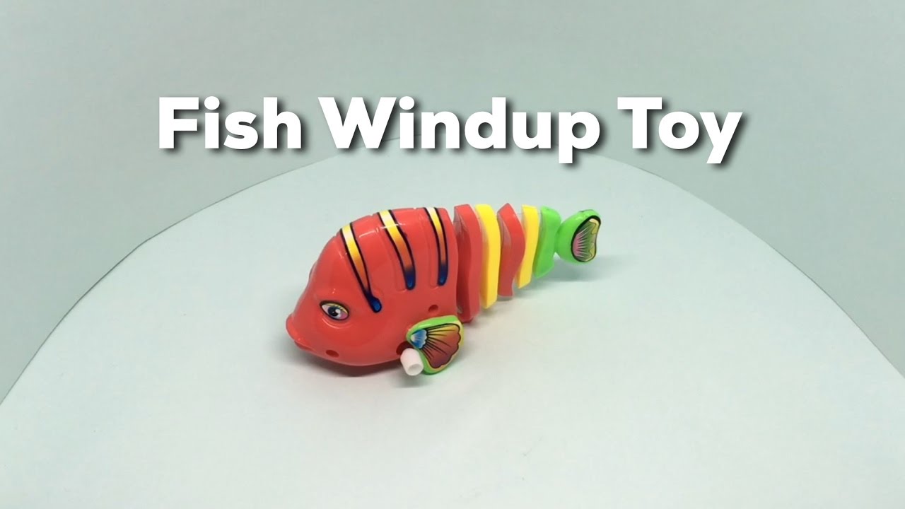 Fish Windup Toy - YouTube
