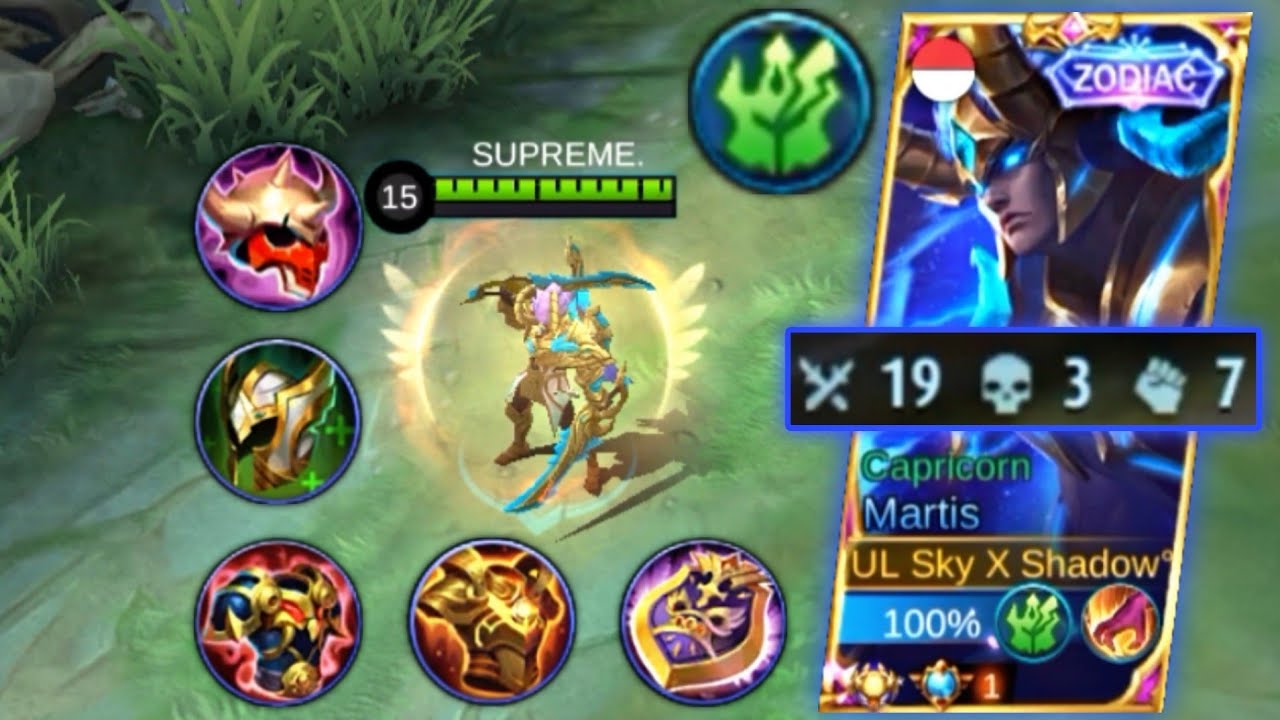 MARTIS JUNGLE TANK BUILD 😳🔥KDA (19/3/7) | MOBILE LEGENDS - YouTube