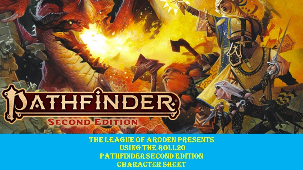 Using The Roll20 Pathfinder Second Edition Character Sheet Video 3 using-the-roll20-pathfinder-second-edition-character-sheet-video-3