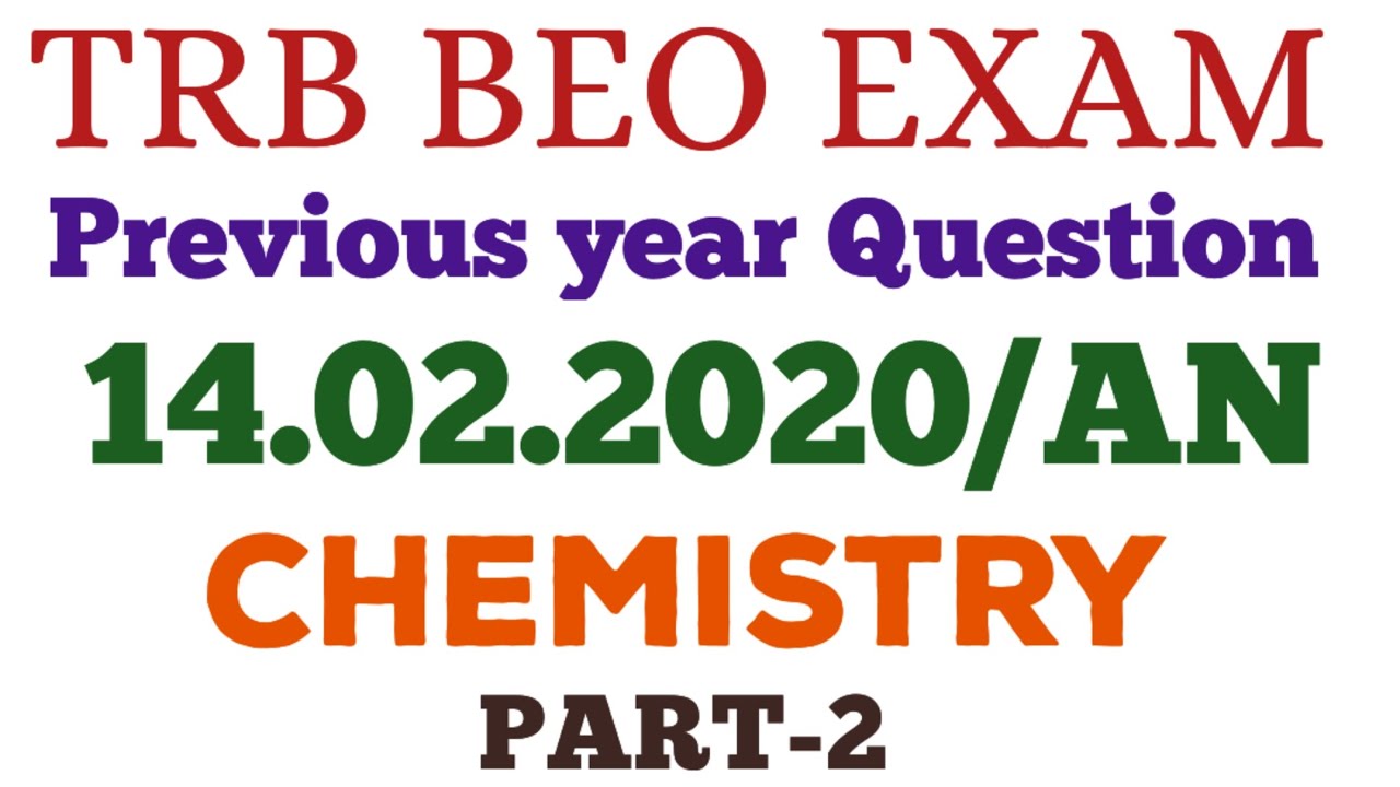 trb-beo-chemistry-questions-2020-youtube