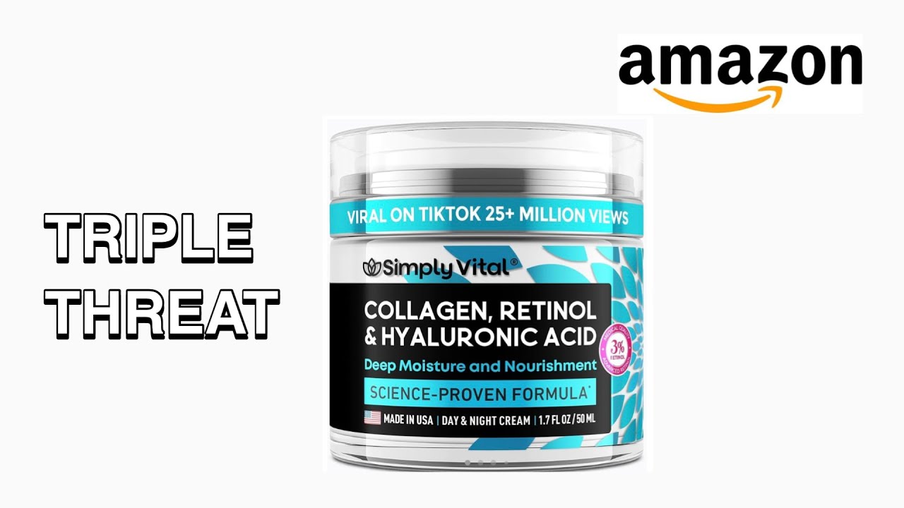 HOW TO USE SIMPLY VITAL COLLAGEN, RETINOL & HYALURONIC ACID CREAM ...