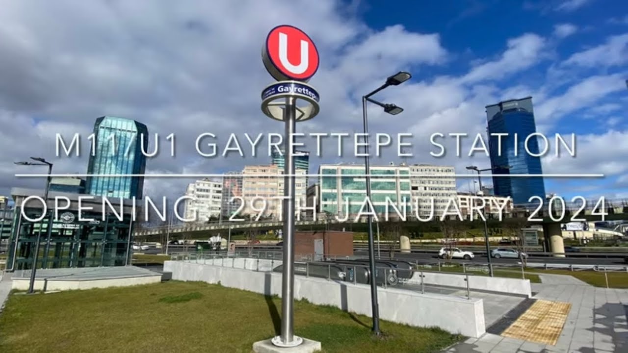 M11/U1 Gayrettepe Metro Station Tour - Deepest Metro Station of Turkey ...