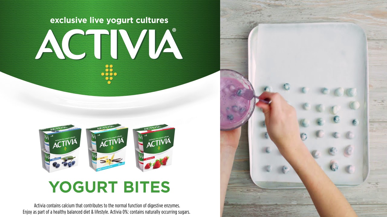 Activia Yogurt Bites recipe - YouTube