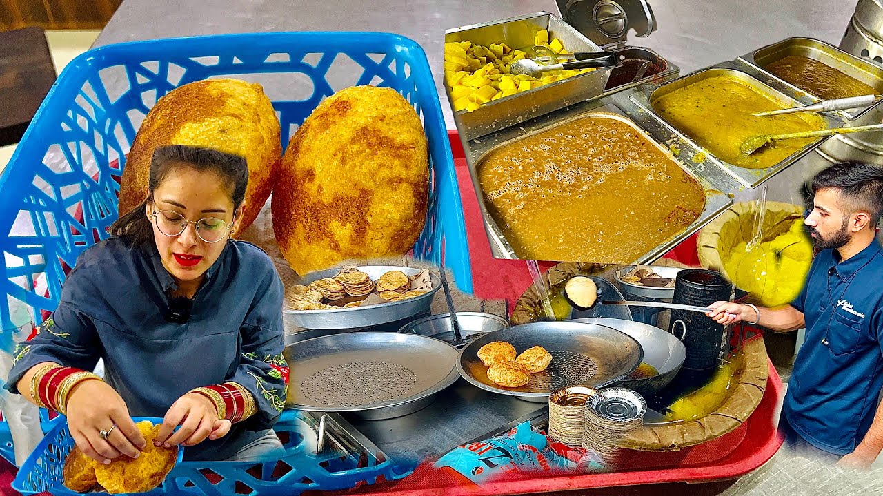 Best Puri Cholle In Ludhiana | Baldev di Hatti | Ludhiana Street food ...