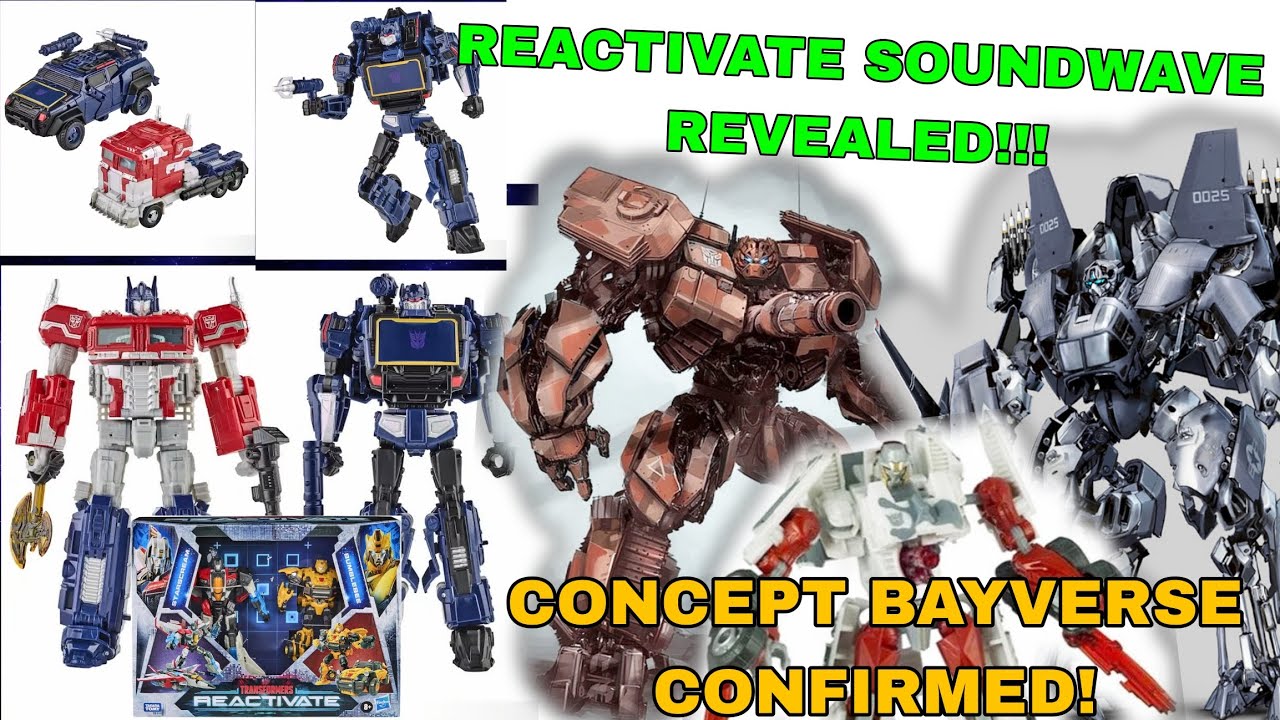 YES! Transformers Reactivate Soundwave REVEALED + Studio Series CUT ...
