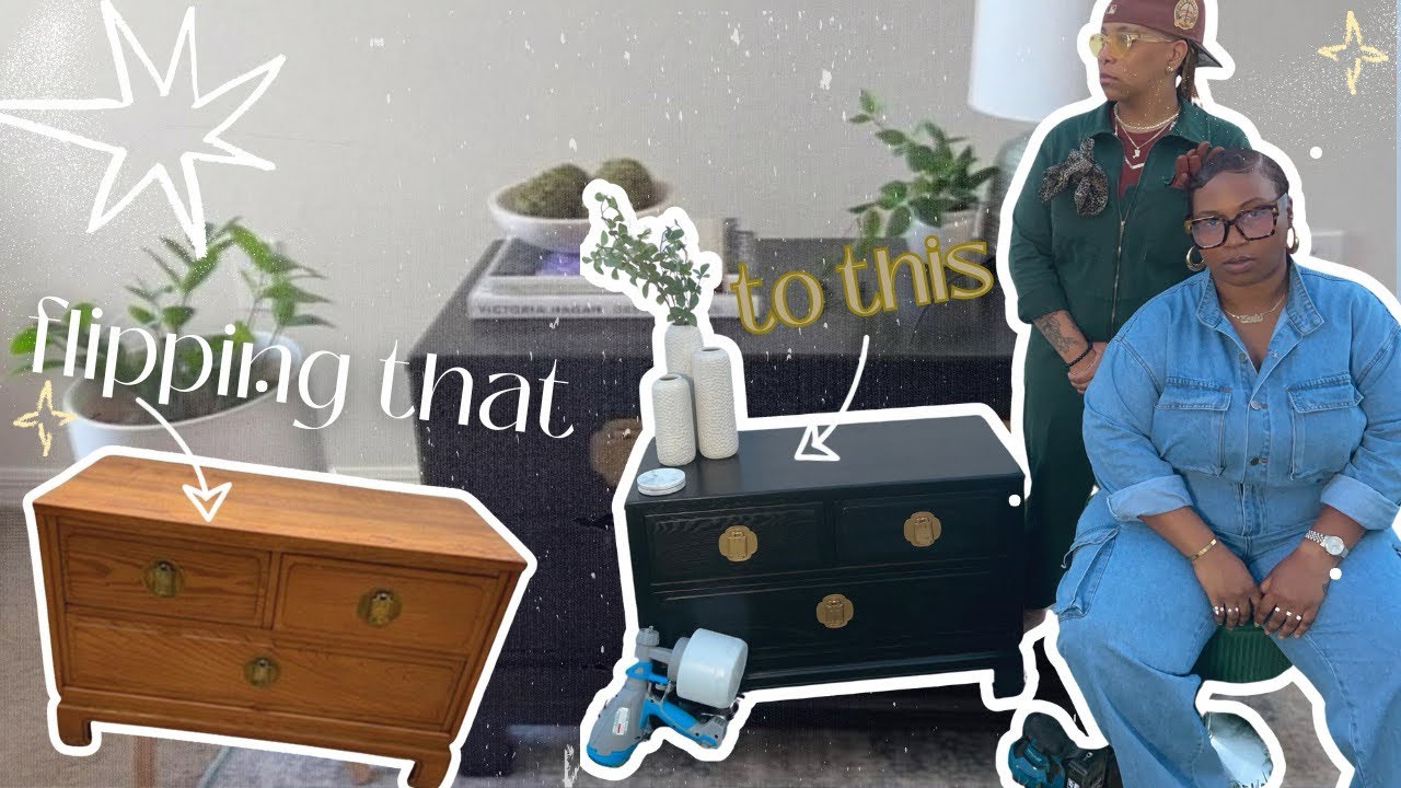 Flipping This Vintage Nightstand — Look at This Transformation! - YouTube