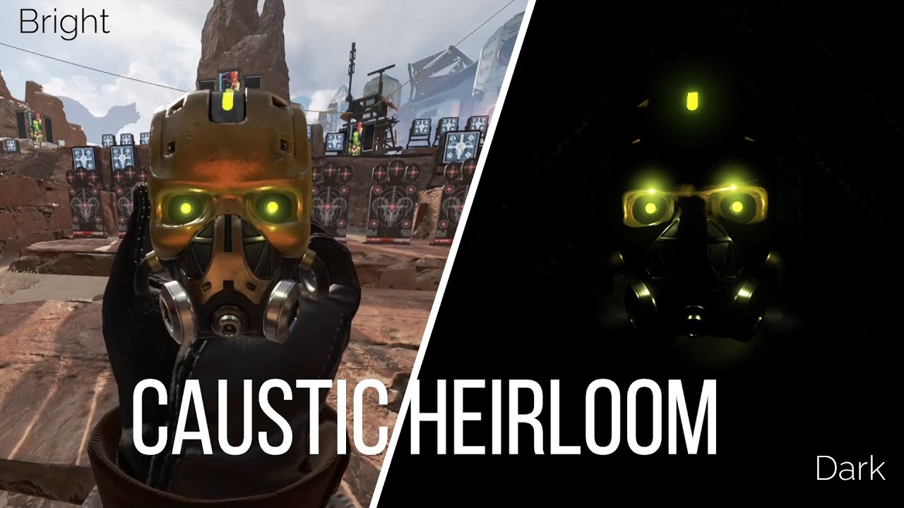 Apex Legends.exe : Caustic Heirloom Animation in Bright & Dark - YouTube