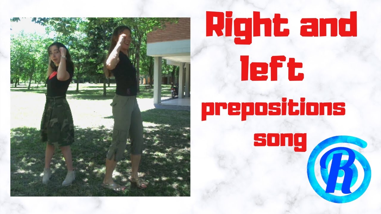 right and left preposition song - YouTube
