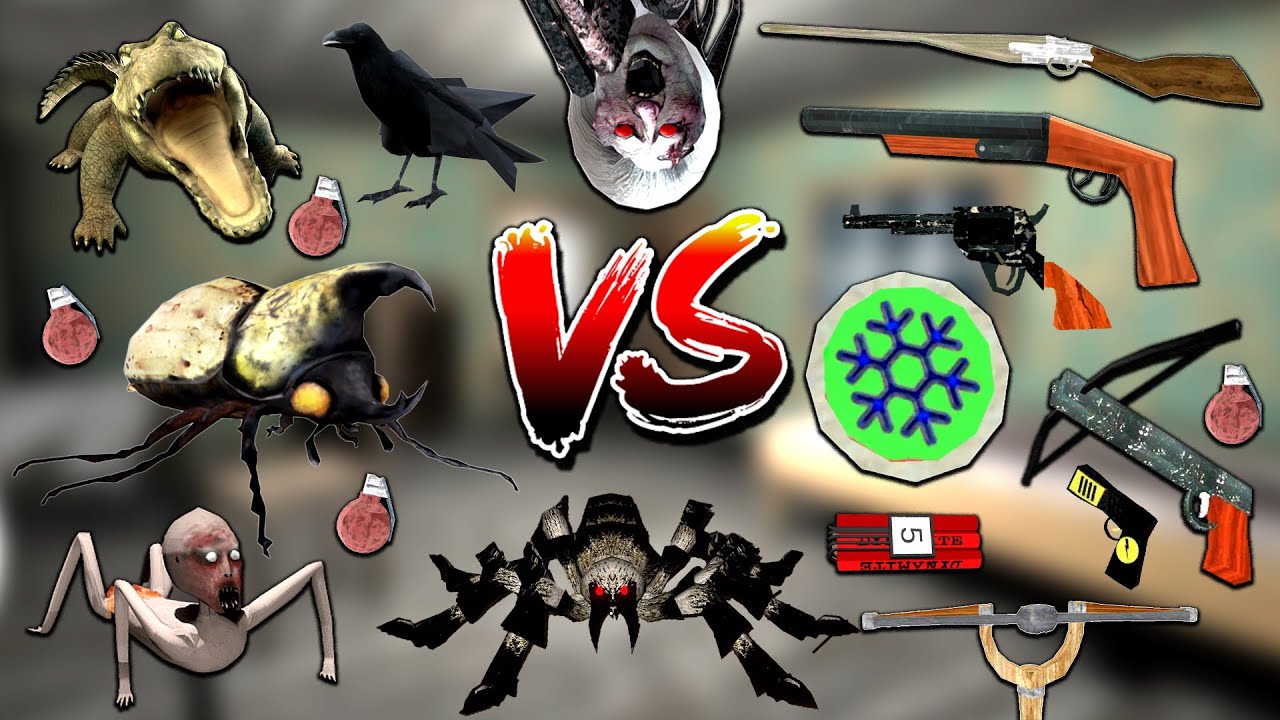 All New Weapons Vs Granny All New Pets in Granny Remake Games - YouTube