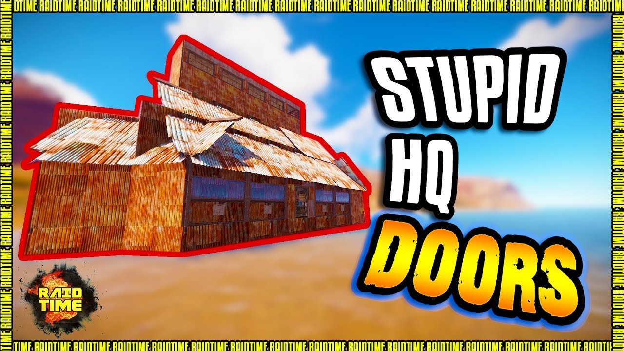 Rust Raid: Stupid HQ Doors!! [CZ/SK] - YouTube