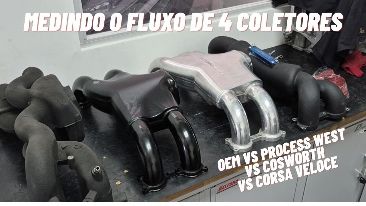 PROCESS WEST vs CORSA VELOCE vs COSWORTH vs OEM| MEDINDO FLUXO DE 4 ...