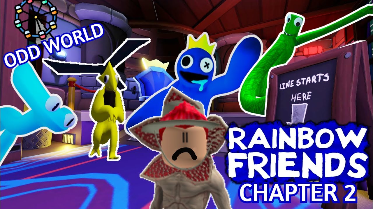 PLAYING RAINBOW FRIENDS CHAPTER 2! [ODD WORLD] - YouTube