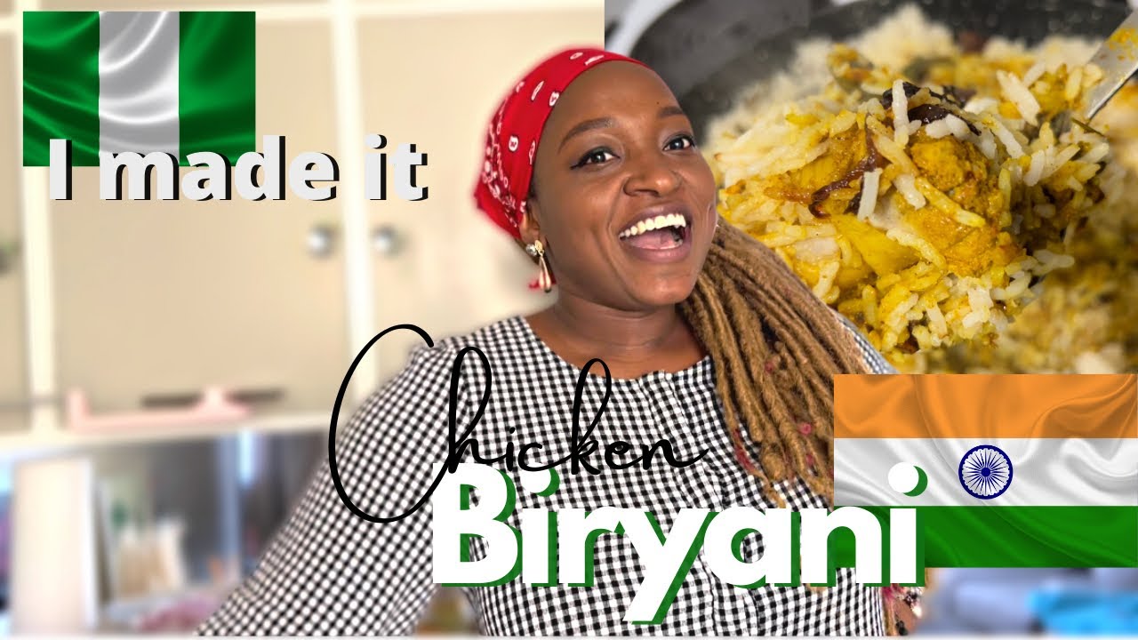 My FIRST TIME cooking Hyderabadi chicken biryani (step-by-step) - YouTube