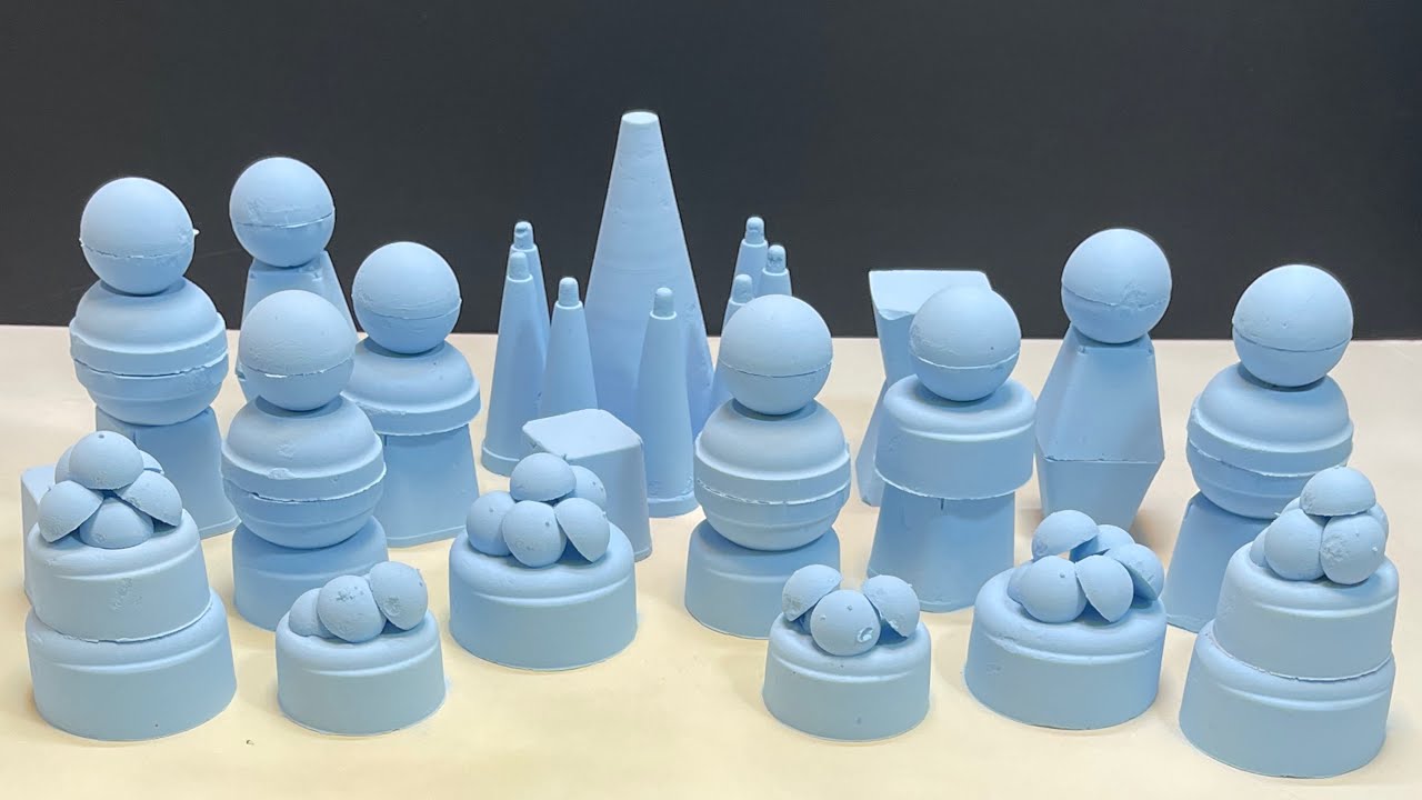 Crushing blue baking soda - YouTube