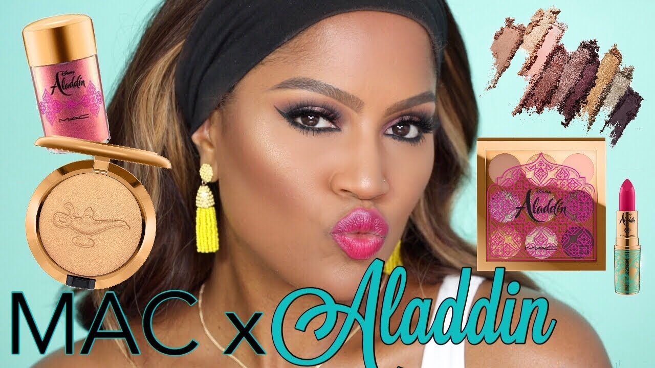 MAC X DISNEY ALADDIN MAKEUP COLLECTION | MAKEUPSHAYLA - YouTube