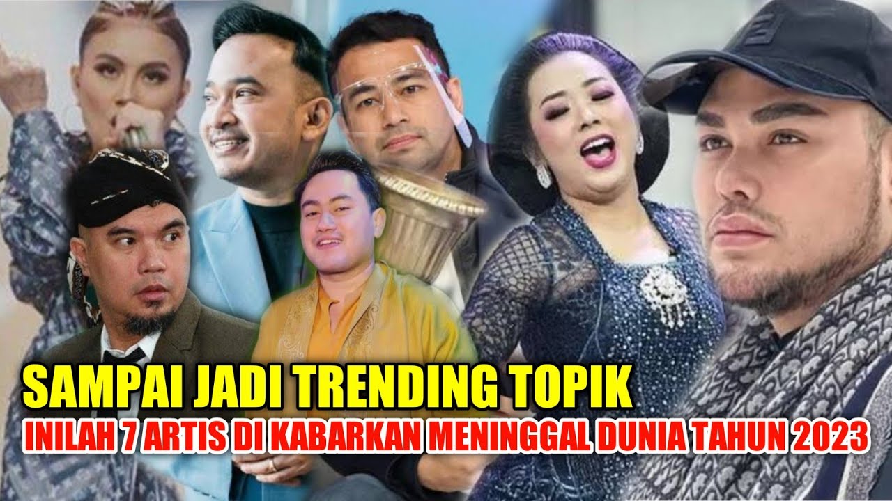 Sampai Jadi Trending Topik Karena Hal Ini!! Inilah 7 Artis Di Kabarkan ...
