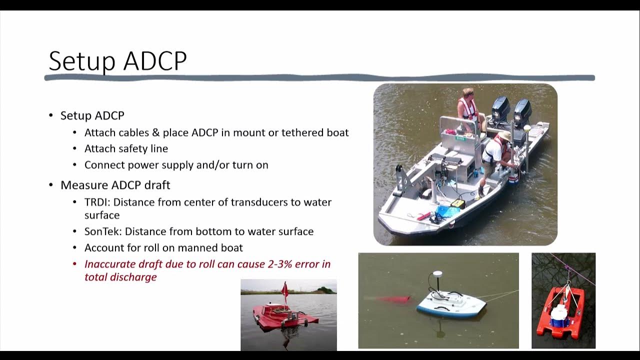 Best Practices for Moving-Boat ADCP Measurements - YouTube