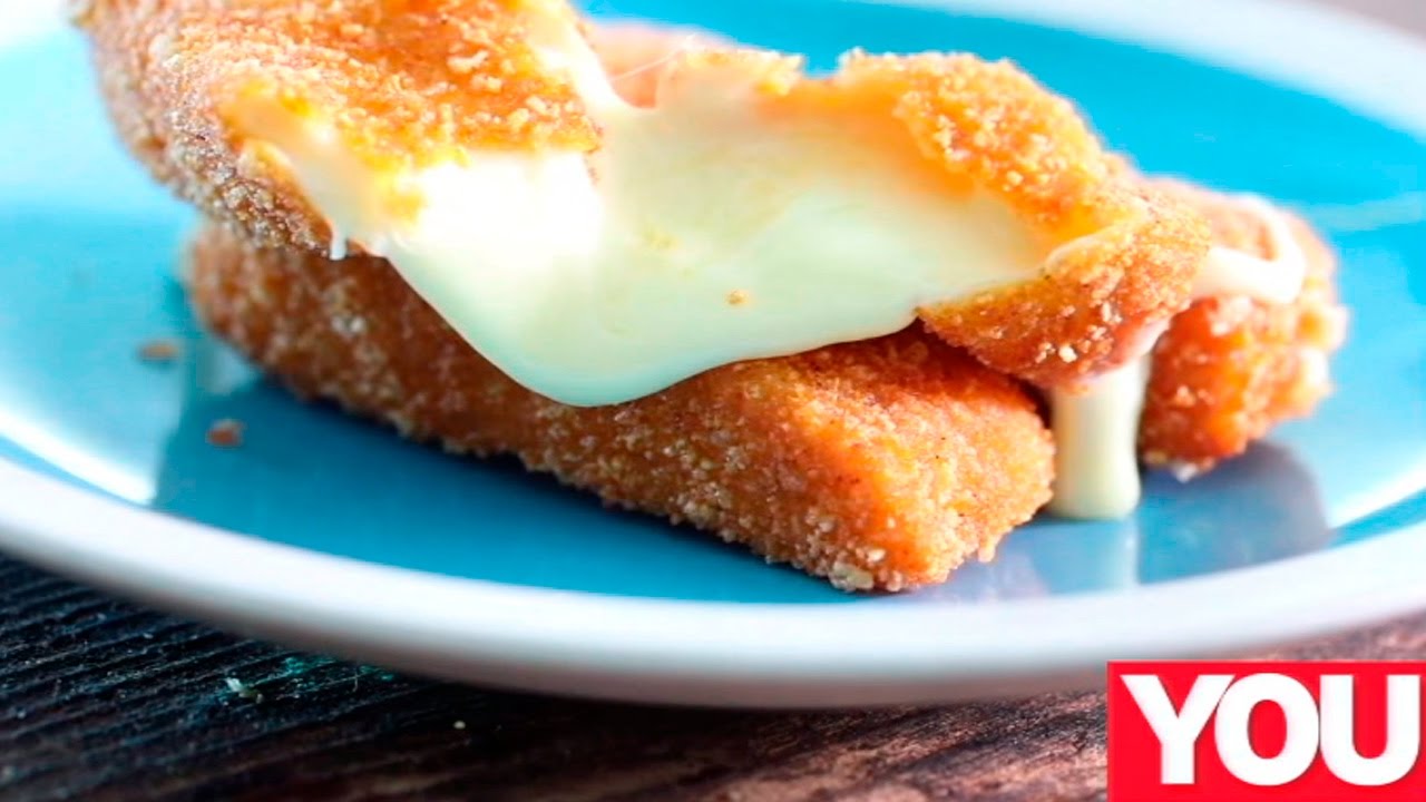 Gooey cheese sticks - YouTube