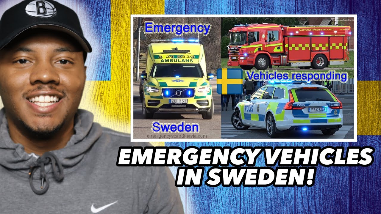 AMERICAN REACTS To Swedish Emergency Vehicles responding - YouTube