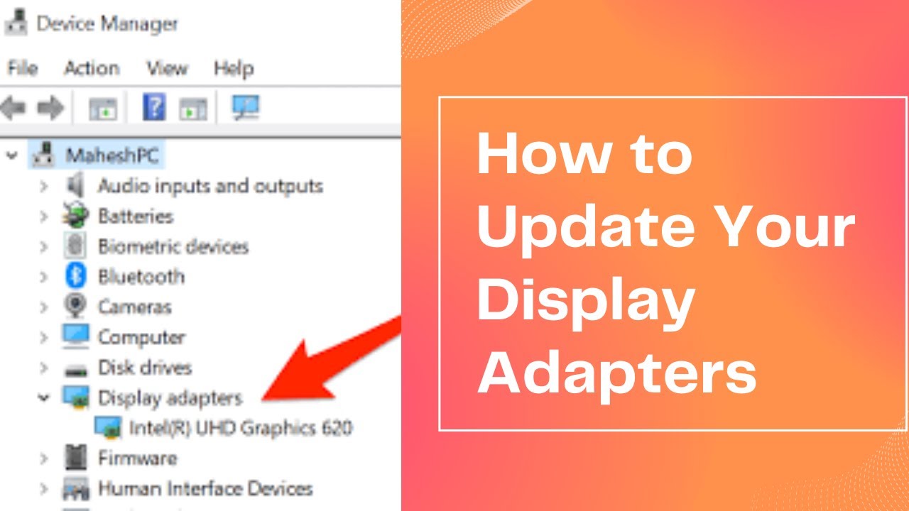 Unbelievably Simple Trick to Update Your Display Adapters - You Won't ...