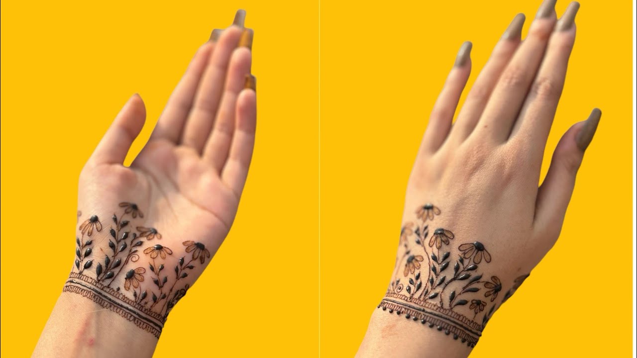 new 2025 mehndi design || latest 2025 mehndi design simple || Latest ...