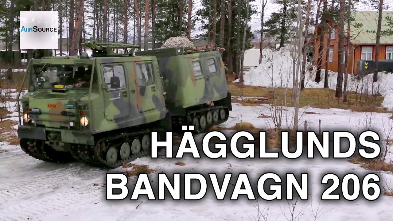 Hägglunds Bandvagn 206 Tracked Carrier in Action - YouTube