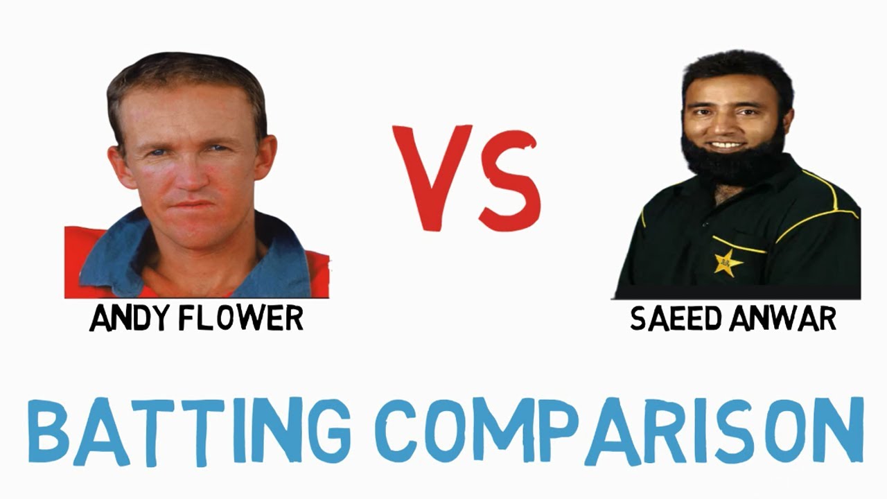 Andy Flower VS Saeed Anwar Batting Comparison 2021 (ODI and Test) - YouTube