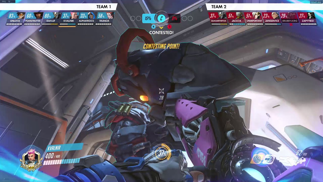 Overwatch: Experimental Mode Zarya - YouTube