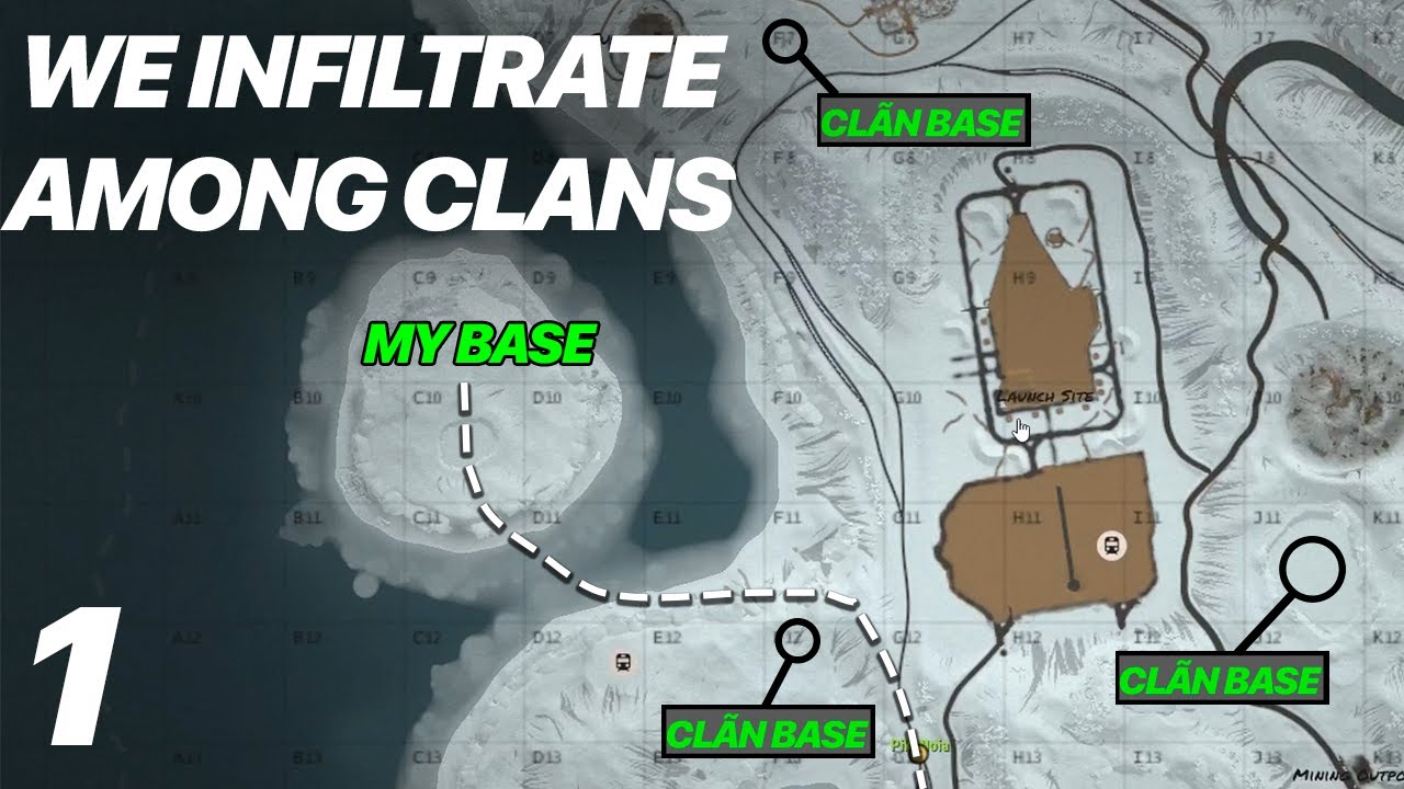I infiltrated the middle of large clans | Rust - YouTube