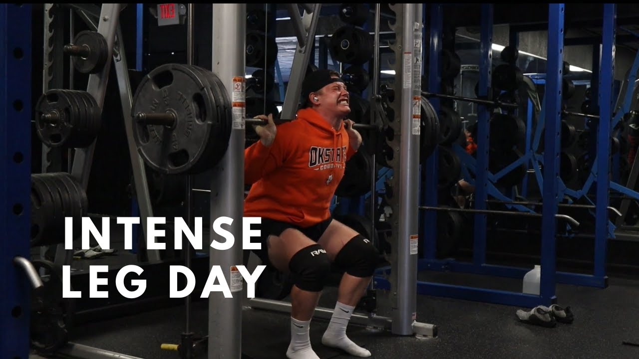 INTENSE LEG DAY - YouTube