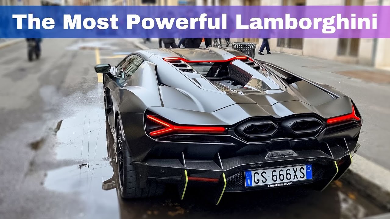 Lamborghini Revuelto design tour and startup - YouTube