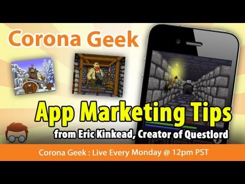 App Marketing Tips from Eric Kinkead, Creator of QuestLord - YouTube