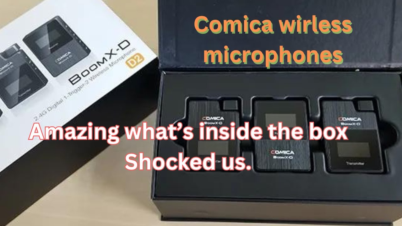 Comica microphone unboxing and review - YouTube