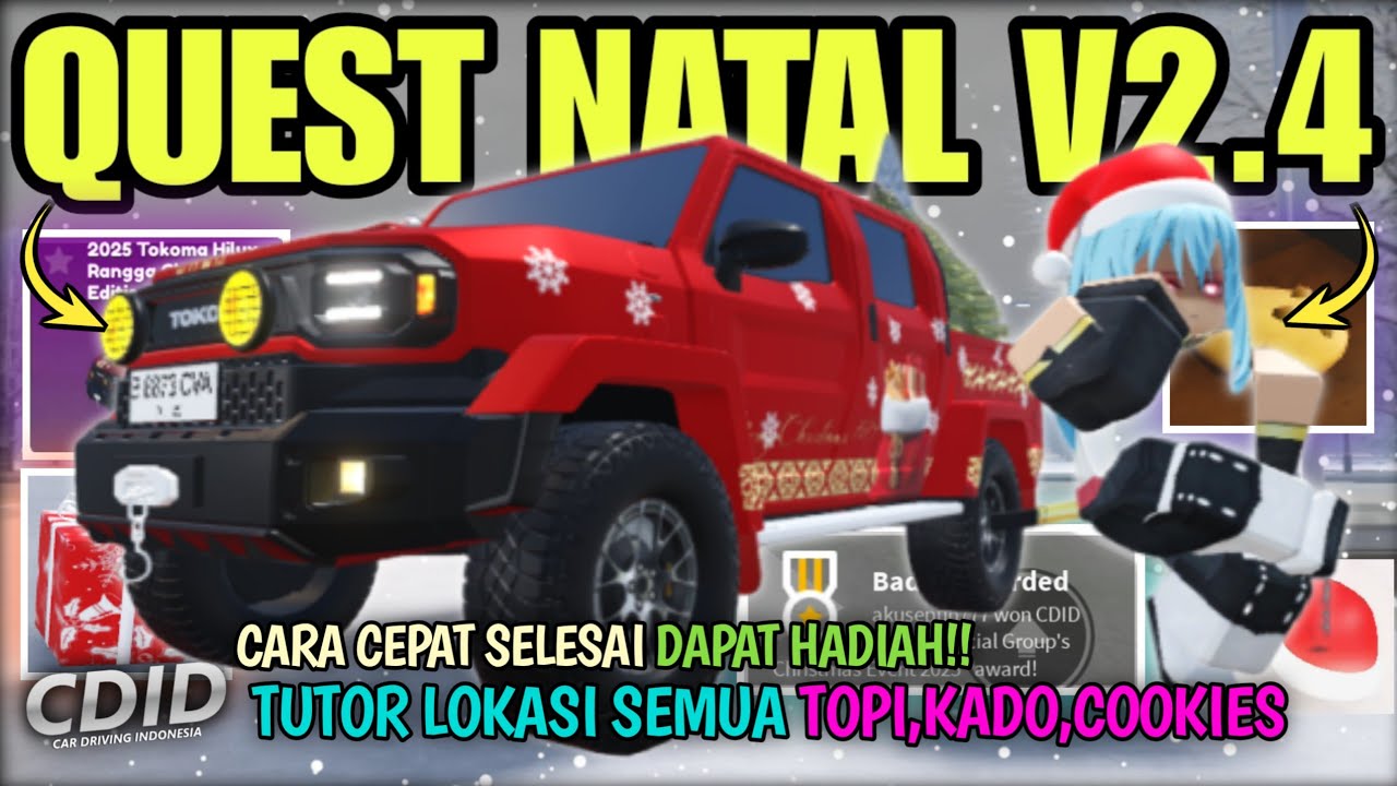 LOKASI LENGKAP SEMUA QUEST NATAL 2025 CDID UPDATE V2.4 SAMPAI SELESAI ...