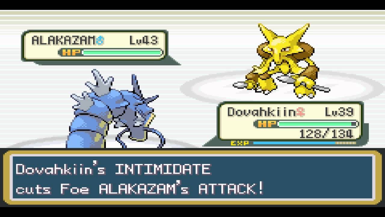 Let's Play Pokemon Fire Red Part 25: My Team vs. Alakazam - YouTube