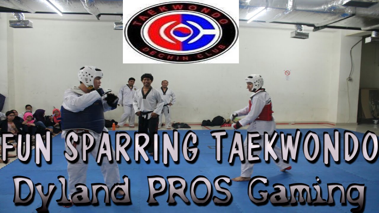 TAEKWONDO - SPARRING WITH FRIENDS - FUN FIGHT Dyland PROS Gaming - YouTube