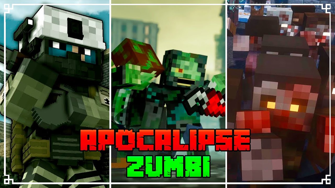 TOP 10 MELHORES ADDONS DE APOCALIPSE ZUMBI MINECRAFT 1.20/1.19/1.18/1. ...