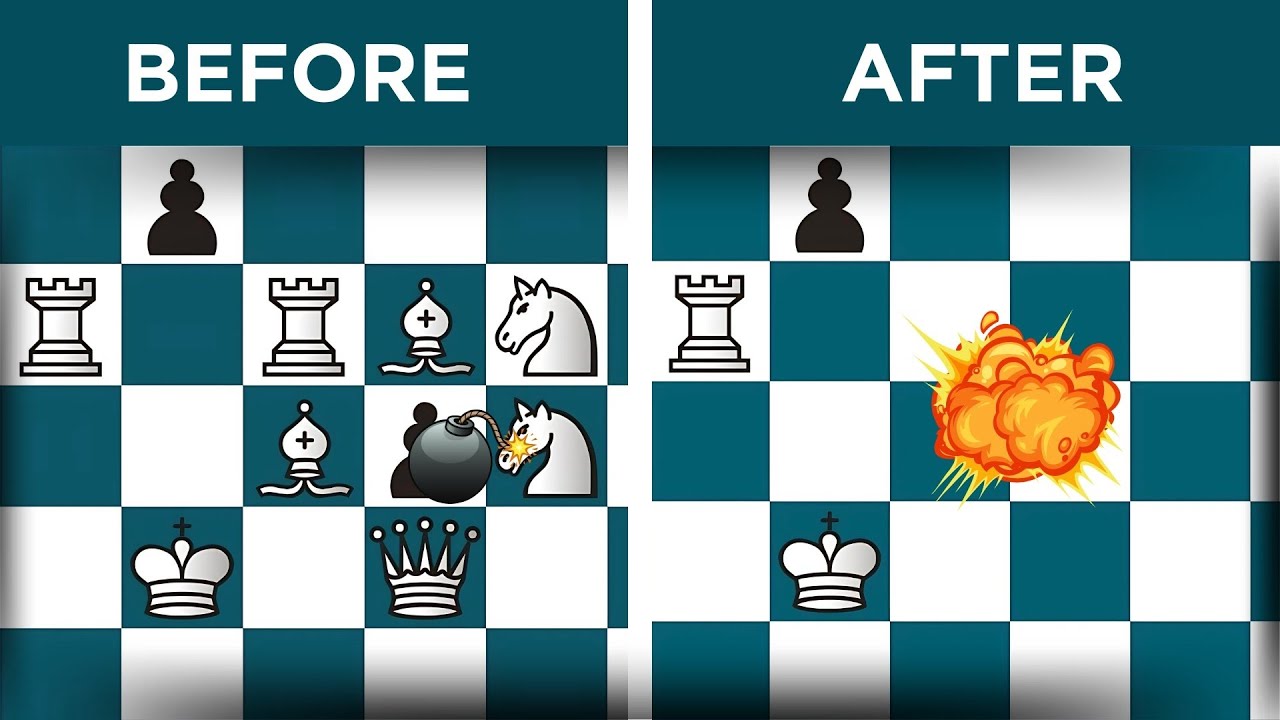 Chess... But Captures Make Pieces Explode! - YouTube