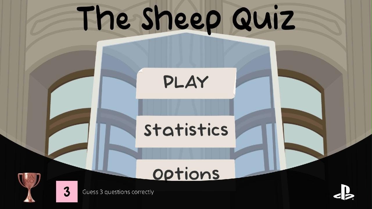 The Sheep Quiz ~ Guess 3 questions correctly Trophy - YouTube