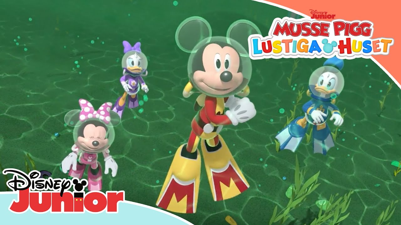 🤿 Fullt av skräp | Musse Pigg Lustiga Huset | Disney Junior Sverige ...