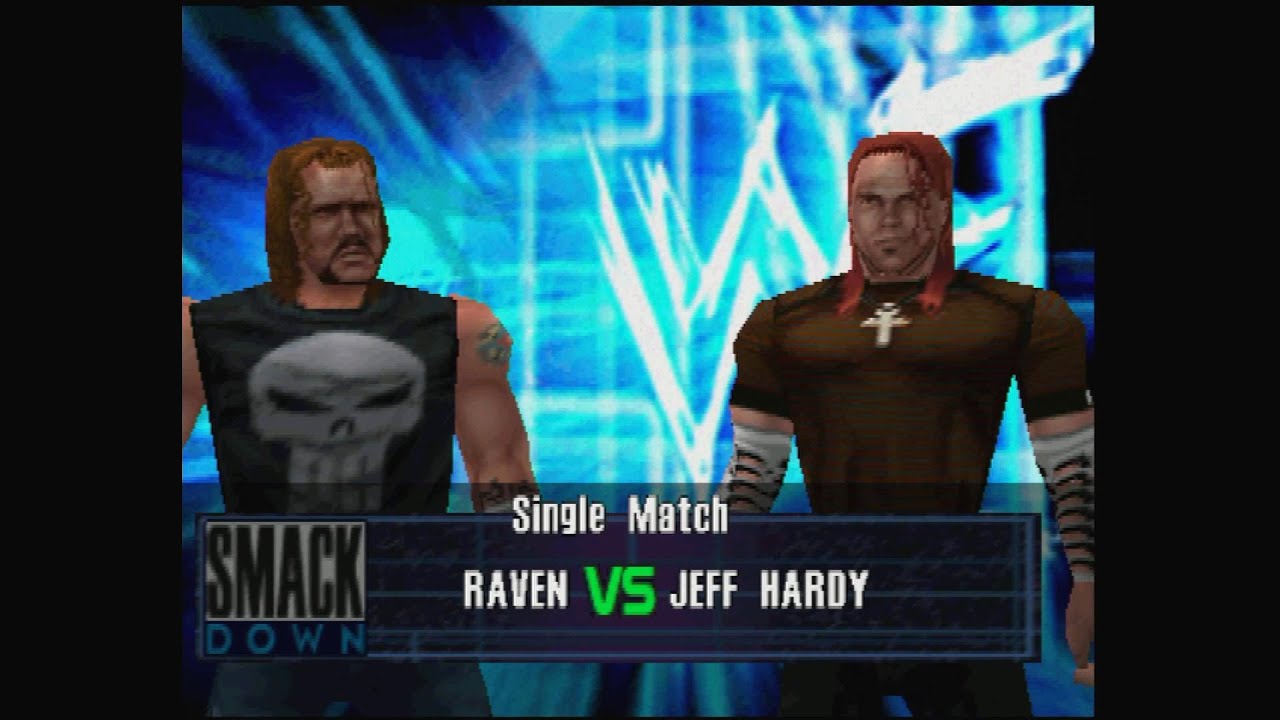 WWF No Mercy Plus V3 - Raven vs. Jeff Hardy (N64) - YouTube