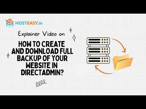 Backup Your Website in DirectAdmin Like a Pro (Quick & Easy Guide) - YouTube