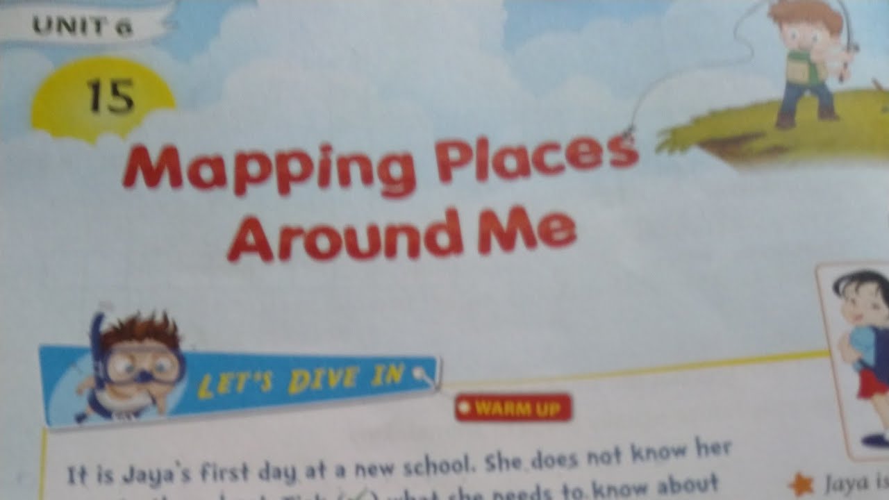 3rd Std EVS (Environmental Science ) CBSE TextBook Chapter 15 "Mapping ...